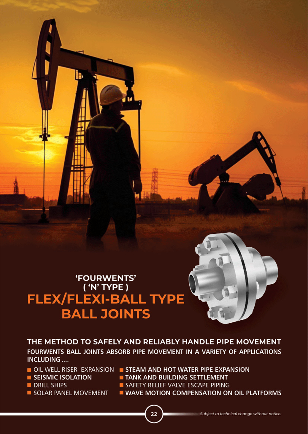 Swivel ball joints for Aph soot blower system - Barco swivel ball joints