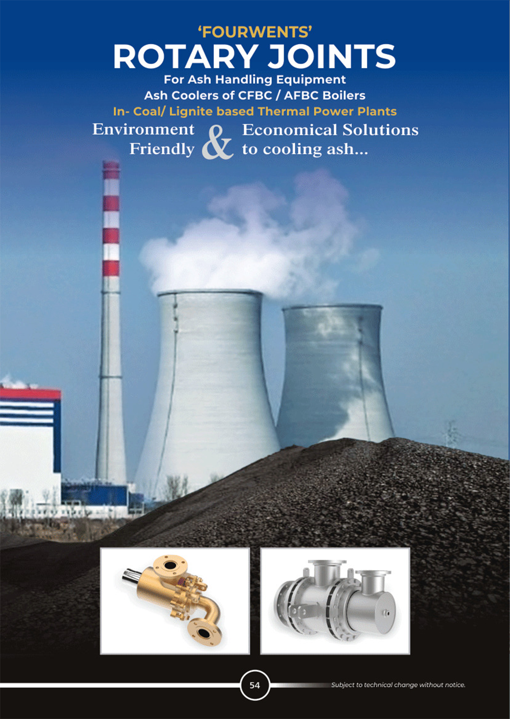 Swivel ball joints for Aph soot blower system - Barco swivel ball joints